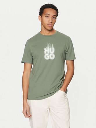 HUGO BOSS T-Shirt Dalayer 50535363 Grün Regular Fit