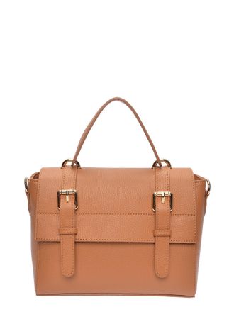 Anna Luchini Braun Rindsledertasche