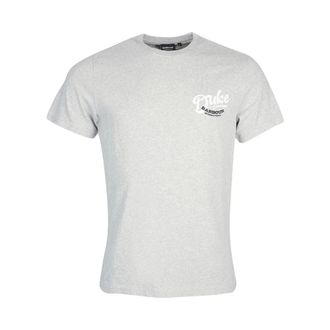 Barbour Legacy Graphic Tee - - Tops - Herren - Grau - XL