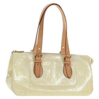 Louis Vuitton Pre-owned Patent Leather Hand Bag - - Pre-owned - Damen - Beige - ONE SIZE