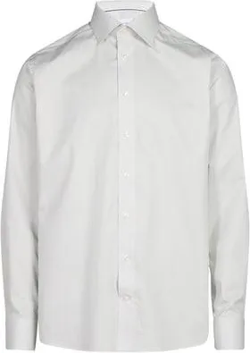 Eton Chemise slim &agrave; motif en coton