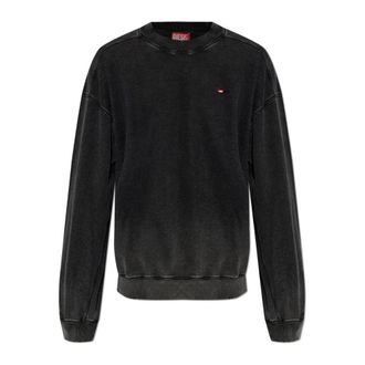 Diesel Herren, Sweatshirts & Hoodies, Schwarzk, SGr&ouml;&szlig;e