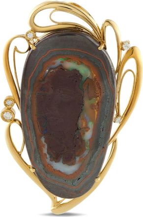 Luxury Bazaar pendentif Cameo en or 18ct