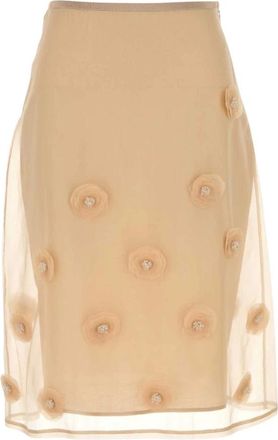 Max Mara Femme, Jupes, Beige, Taille: 40 FR Ombrosa Skirt