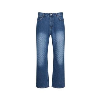 Daily Paper Clothing Jean droit en coton