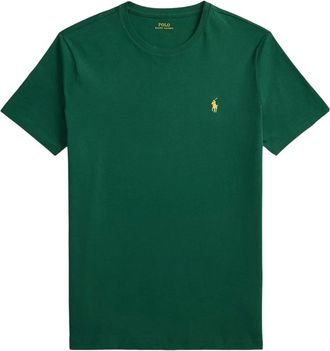 Ralph Lauren Homme, Tops, Vert, Taille: L T-shirt &agrave; Manches Courtes avec Logo