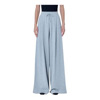 Dries Van Noten Pantalon large &agrave; cordon de serrage - Femme - Pantalons - Gris - Taille: 38 FR