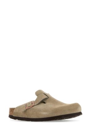 Birkenstock Suede Slipper - Taupe