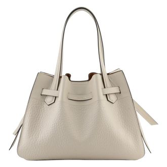 Pourchet Femme, Sacs, Beige, Taille: ONE Size Sac à main beige taille M - en cuir