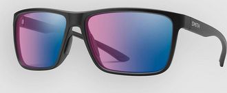 Smith Riptide Matte Black Sonnenbrille cp glass plrcmc rse blu m