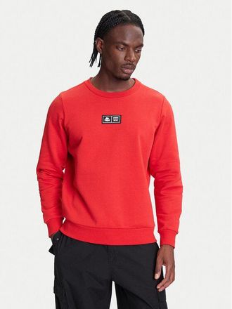 Kappa Sweatshirt Authentic Nymphe 321Y1MW Rot Comfort Fit