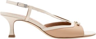 Parall&egrave;le Parallele, Femme, Chaussures, Beige, Taille: 39 EU Makya Sandal
