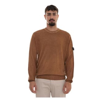 Peuterey Homme, Pulls, Brun, Taille: L Race FRS 02 Pull ras du cou