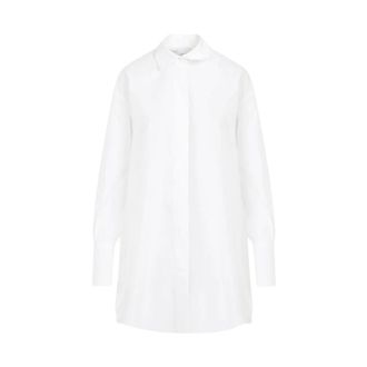 Patou Oversized Baumwoll-Popeline Hemdkleid - - Dresses - Damen - Wei&szlig; - 2XS