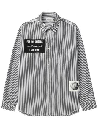 Undercover chemise à rayures - Noir