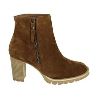 Paul Green Western Wildleder Stiefel Cognac Farbe - - Shoes - Damen - Braun - 38 1/2 EU