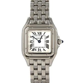 Cartier Pre-owned Panthere Stainless Steel Ladies Watch - - Pre-owned - Damen - Grau - ONE SIZE