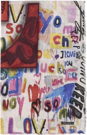 Faliero Sarti Femme, Accessoires, Multicolore, Taille: ONE Size Big Love Scarf