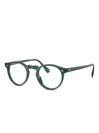 Oliver Peoples 5186 Vista Brille mit rundem Gestell - Gr&uuml;n