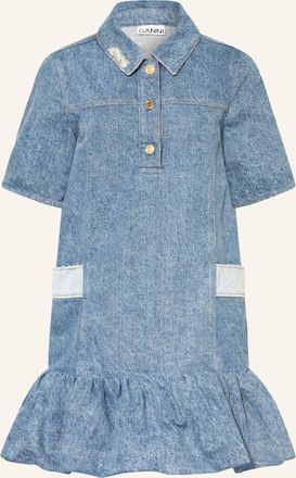 Ganni Jeanskleid blau