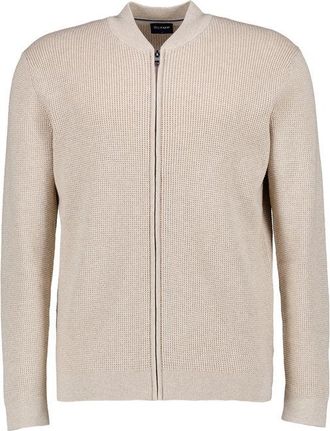 Olymp Herren Pullover beige Baumwolle unifarben