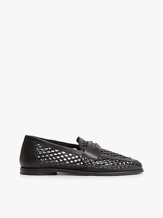 Tommy Hilfiger Mocassins en cuir &agrave; d&eacute;coupes
