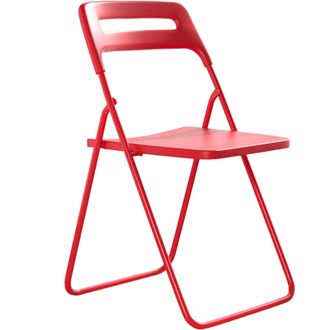 Generic Hocker Klappbar 1.6mm Dickes Stahlrohr Kunststoffmaterial Aus Polypropylen Plastikstuhl Bis 150 Kg Belastbar Regiestuhl f&uuml;r K&uuml;che, Esszimmer, Innen- u