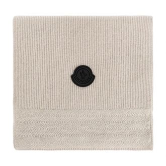 Moncler Wollschal - - Accessories - Herren - Beige - ONE SIZE