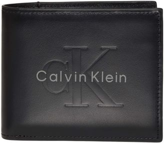 Calvin Klein Herren Bold Billfold W/Coin LV04D1156G, Schwarz, Einheitsgr&ouml;&szlig;e