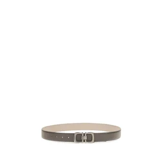 Ferragamo Mens Brown Calf Leather Bos Taurus Regular Belt