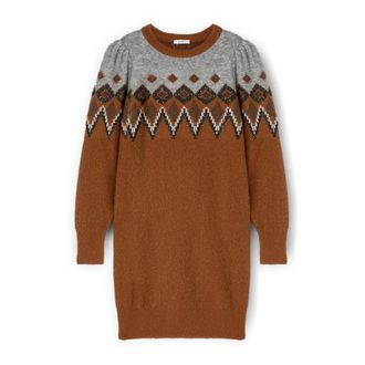 Motivi Damen, Kleider, Braun, XSGröße