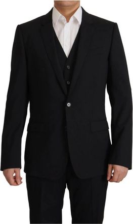 Dolce & Gabbana Herren, Anzüge, Schwarzk, MGröße