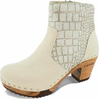 Woody Woody Femme Tanja Bottine, Cocco Silver, 42 EU