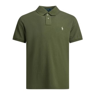 Polo Ralph Lauren Custom Slim Fit Poloshirt - - Tops - Herren - Gr&uuml;n - S