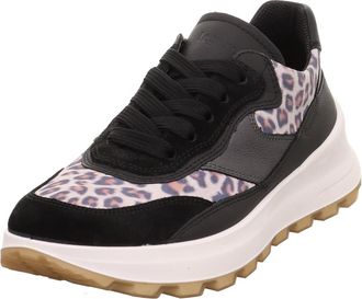 Legero Damen Sneaker T4-Run Frauen Schnürschuhe,Schnürer,Halbschuhe,Straßenschuhe,Business,Freizeit Weite: Normal, Panther (Mehrfarbig) (180), 42.5 EU