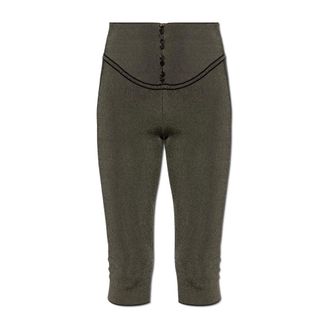 Jacquemus Serra Leggings - Femme - Pantalons - Gris - Taille: 40 FR