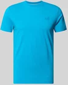 Superdry T-Shirt mit Rundhalsausschnitt und Label-Stitching