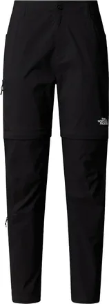 The North Face Femme, Sport, Noir, Taille: 40 FR Exploration Regular Straight Convertible Pantalons