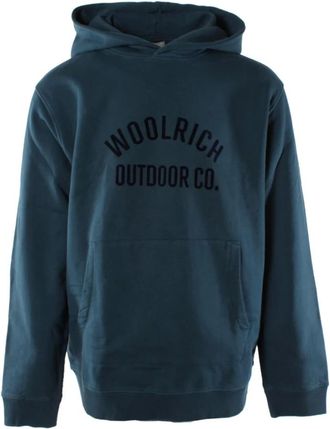 Woolrich Homme, Sweatshirts et sweats &agrave; capuche, Bleu, Taille: 2XL Sweat &agrave; capuche