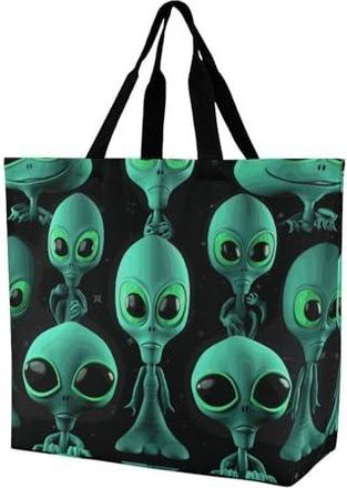 Generic Extraterrestres Sac A Main Femme R&eacute;utilisable Sacs De Courses D&eacute;contract&eacute; Sac A Main Femmes Pour Travail Shopping Plage