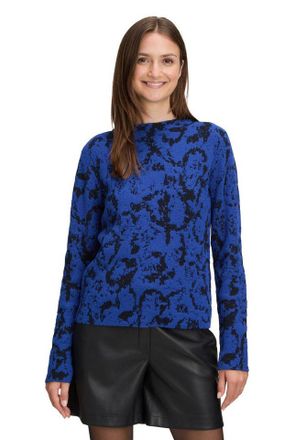 Betty&Co Strickpullover Damen mit Stehkragen (1-tlg)