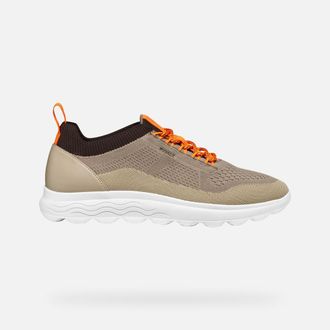 Geox Schuhe Spherica Herr Helltaube/beige