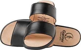 Ganter SONNICA, Weite E, Chaussures de Claquettes femme, Noir (schwarz 0100), Taille 38