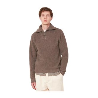 Officine G&eacute;n&eacute;rale Tarek Pullover - - Knitwear - Herren - Braun - 2XL