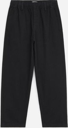 Arket Baumwoll-Chino Mit Schmal Zulaufendem Bein -Schwarz