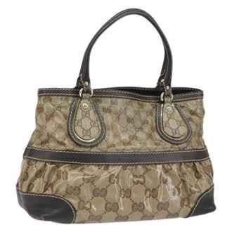 Gucci Pre-owned Vintage GG Canvas Tote Bag - - Pre-owned - Damen - Beige - ONE SIZE