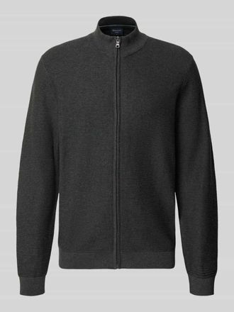 Olymp Level 5 Regular Fit Cardigan mit Stehkragen