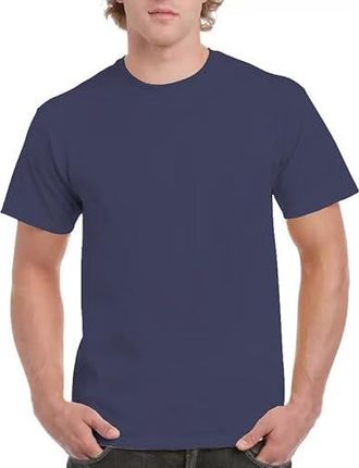 Coofandy T-shirt &agrave; manches courtes en coton basique pour homme - Col rond - Pour l&eacute;t&eacute; et les loisirs - Couleur unie, bleu marine, 3XL