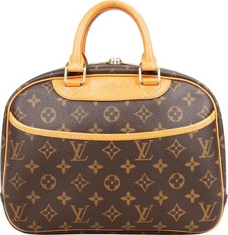 Louis Vuitton Crossbody Bags - Louis Vuitton Canvas Monogram Trouville Handbag - Gr. unisize - in Braun - f&uuml;r Damen