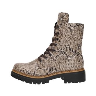 Rieker Schn&uuml;rstiefel - - Shoes - Damen - Beige - 43 EU